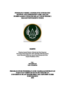 PENERAPAN MODEL COOPERATIVE INTEGRATED READING AND COMPOSITION (CIRC) DALAM PEMBELAJARAN TEMATIK ...